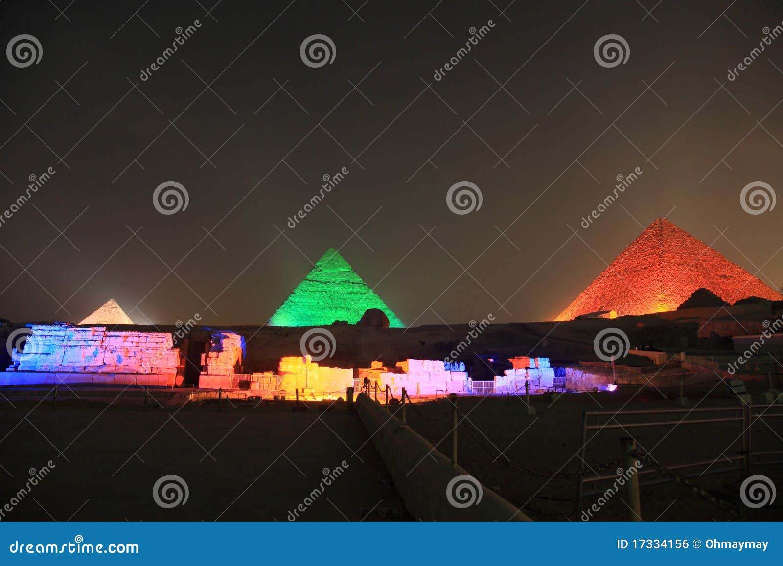 Giza pyramids editorial photo. Image of ruins, architecture - 17334156