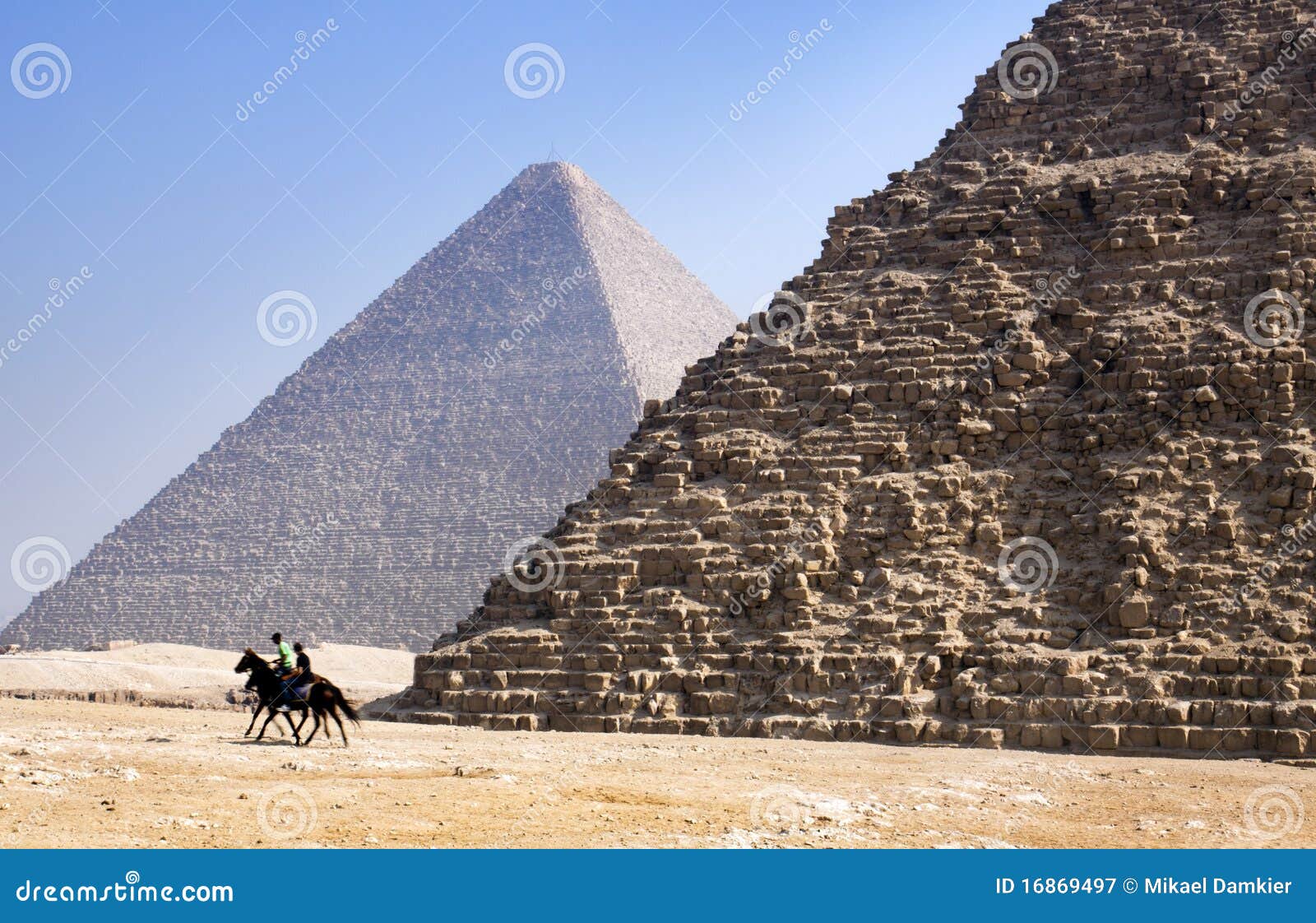 Giza Pyramids, Cairo, Egypt Stock Image - Image of giza, exterior: 16869497