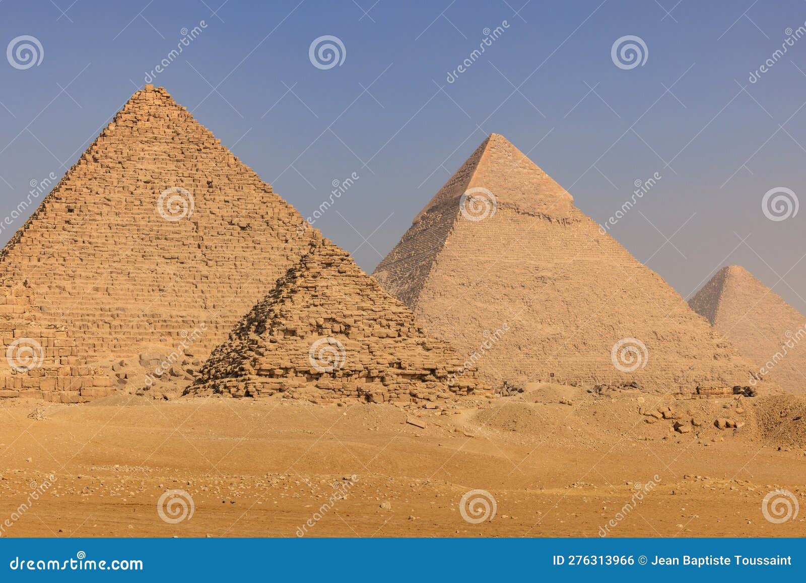 Gizeh Pyramids Near Cairo - Egypt Stock Photo - Image of archeology ...