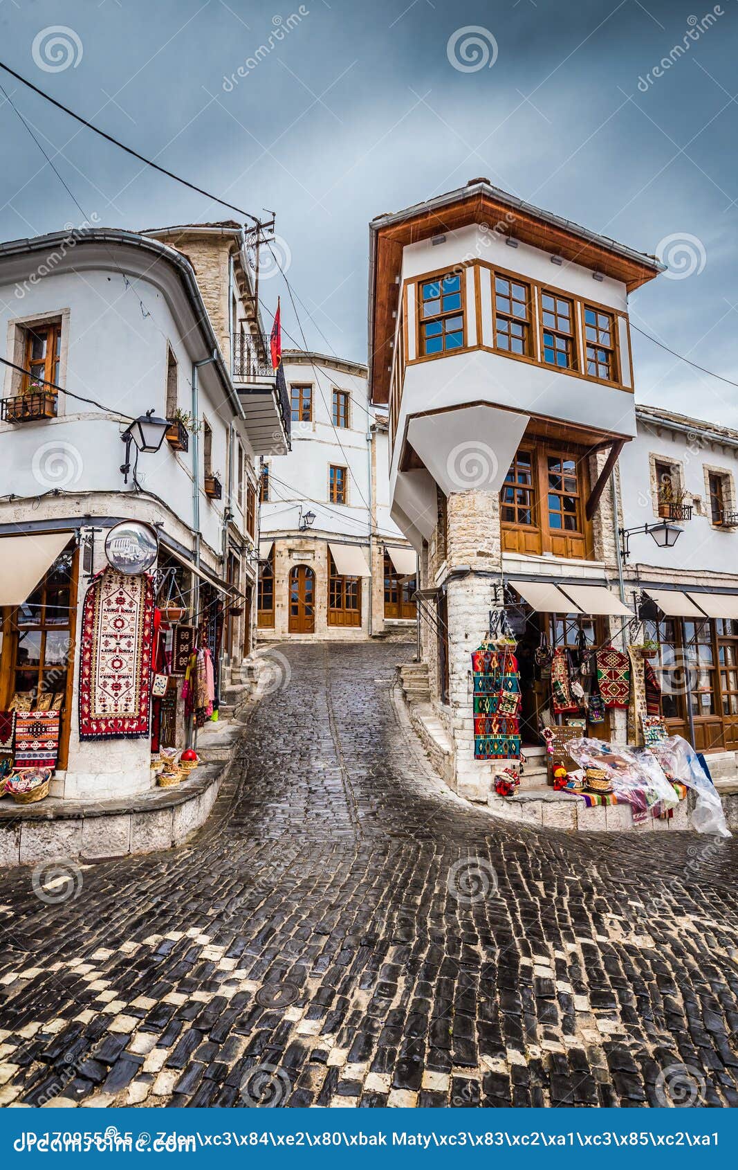 Gjirokaster Bazaar - Gjirokaster County, Albania Stock Image - Image of ...