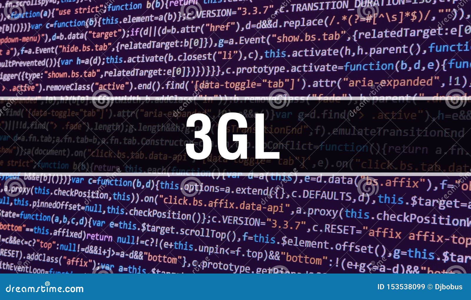 3GL Concept with Random Parts of Program Code. 3GL with Programming ...