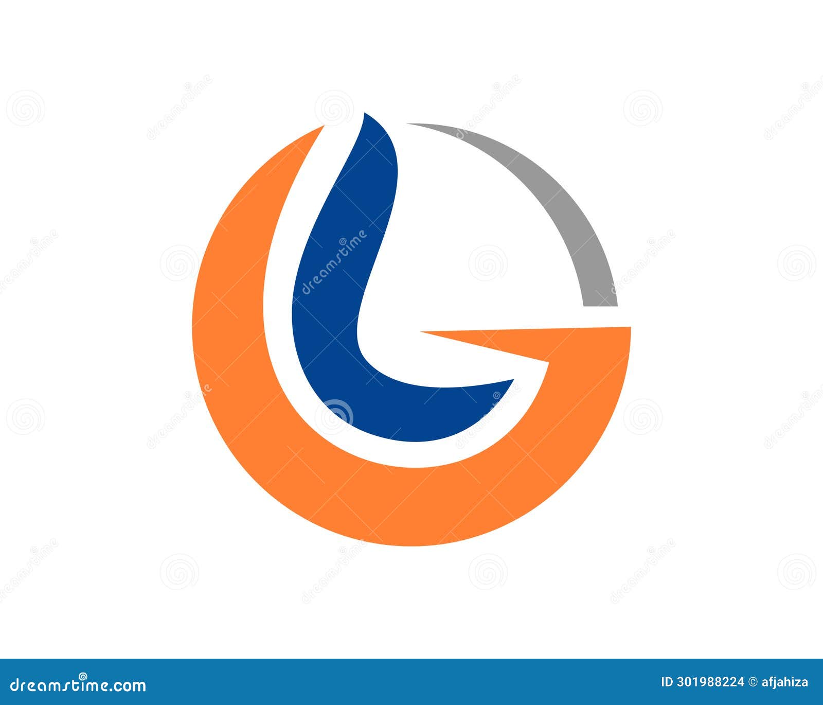 GL LG Circle Logo 1 Template Stock Vector - Illustration of label ...