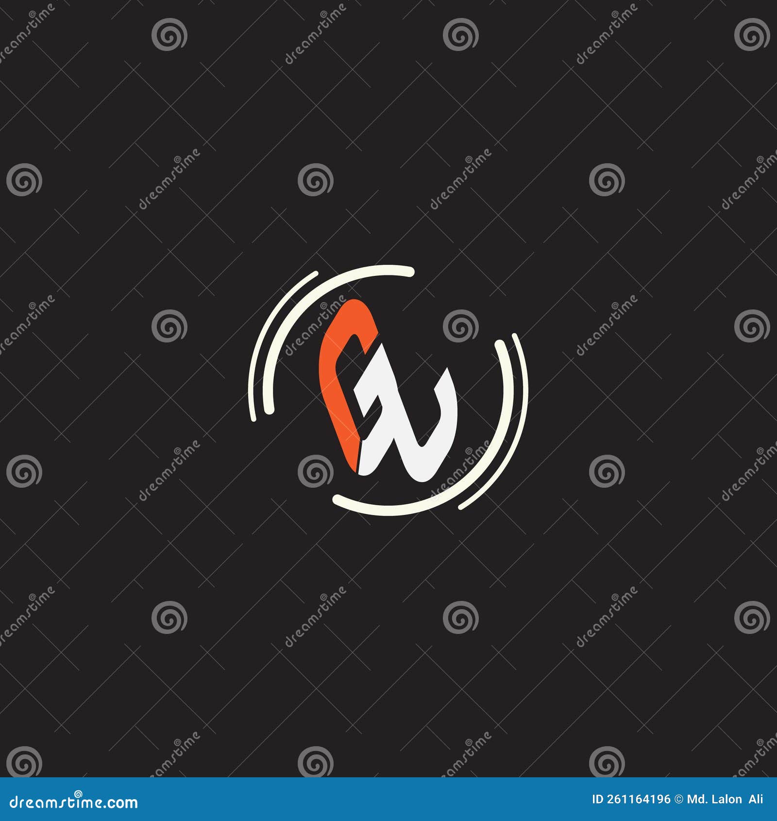 GL Text Logo Design stock vector. Illustration of signage - 261164196