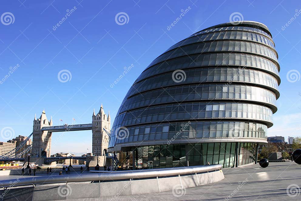 GLA Building. stock photo. Image of thames, architect - 1097330