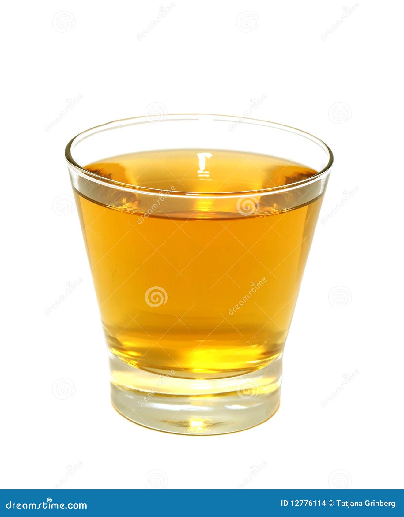 Glace De Jus De Pomme D'isolement Sur Le Blanc Photo stock - Image du ...