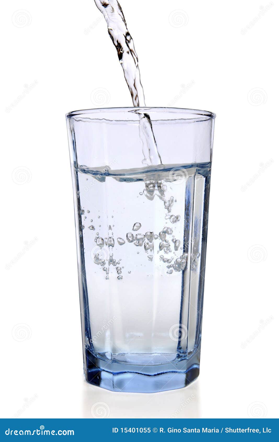 Glace Remplissante De L'eau Image stock - Image of photographie ...