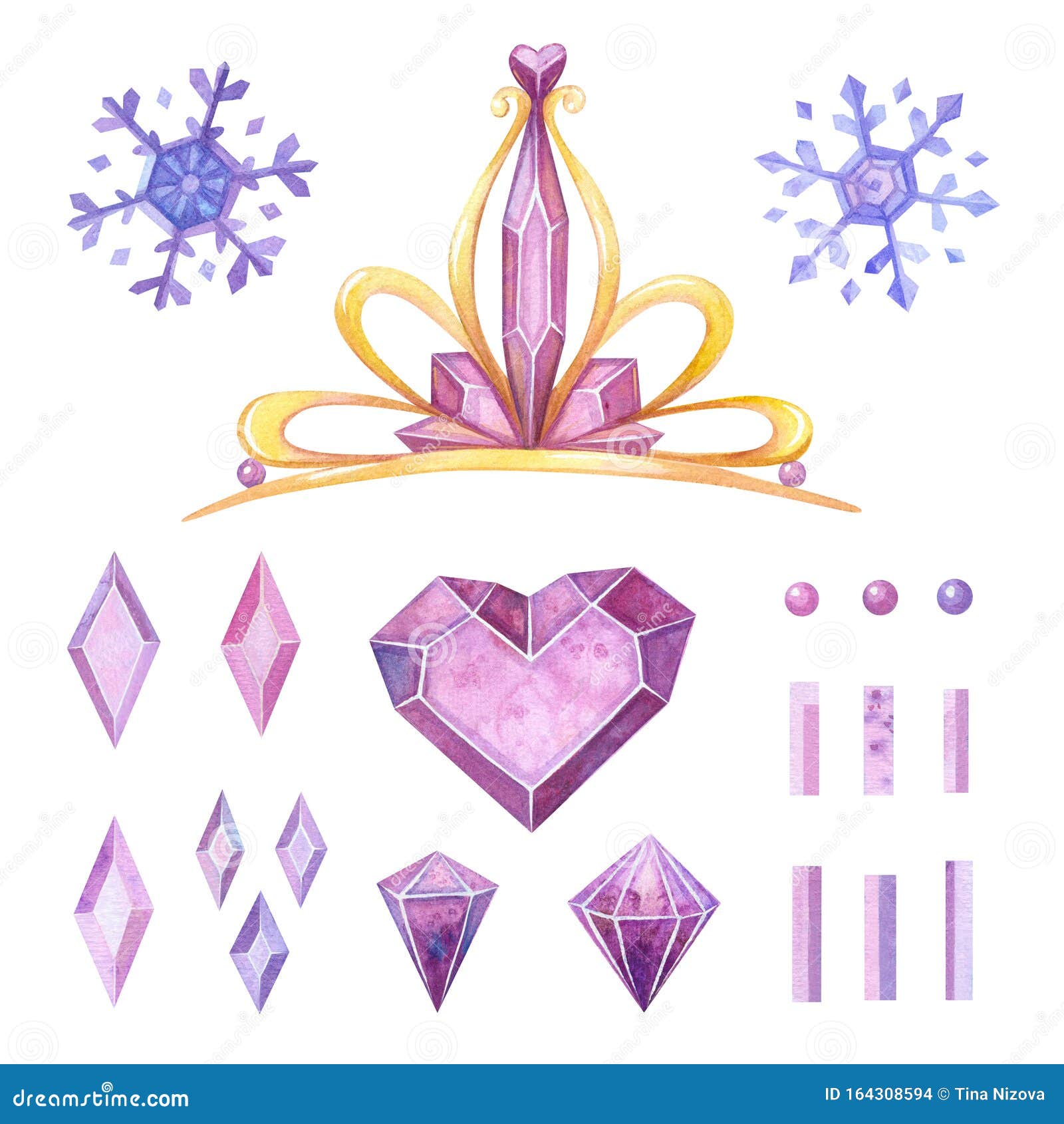 Glacial Jewelry, Bijouterie Hand Drawn Illustrations Set. Stock ... Glacial Jewelry, Bijouterie Hand Drawn Illustrations Set. Stock ...