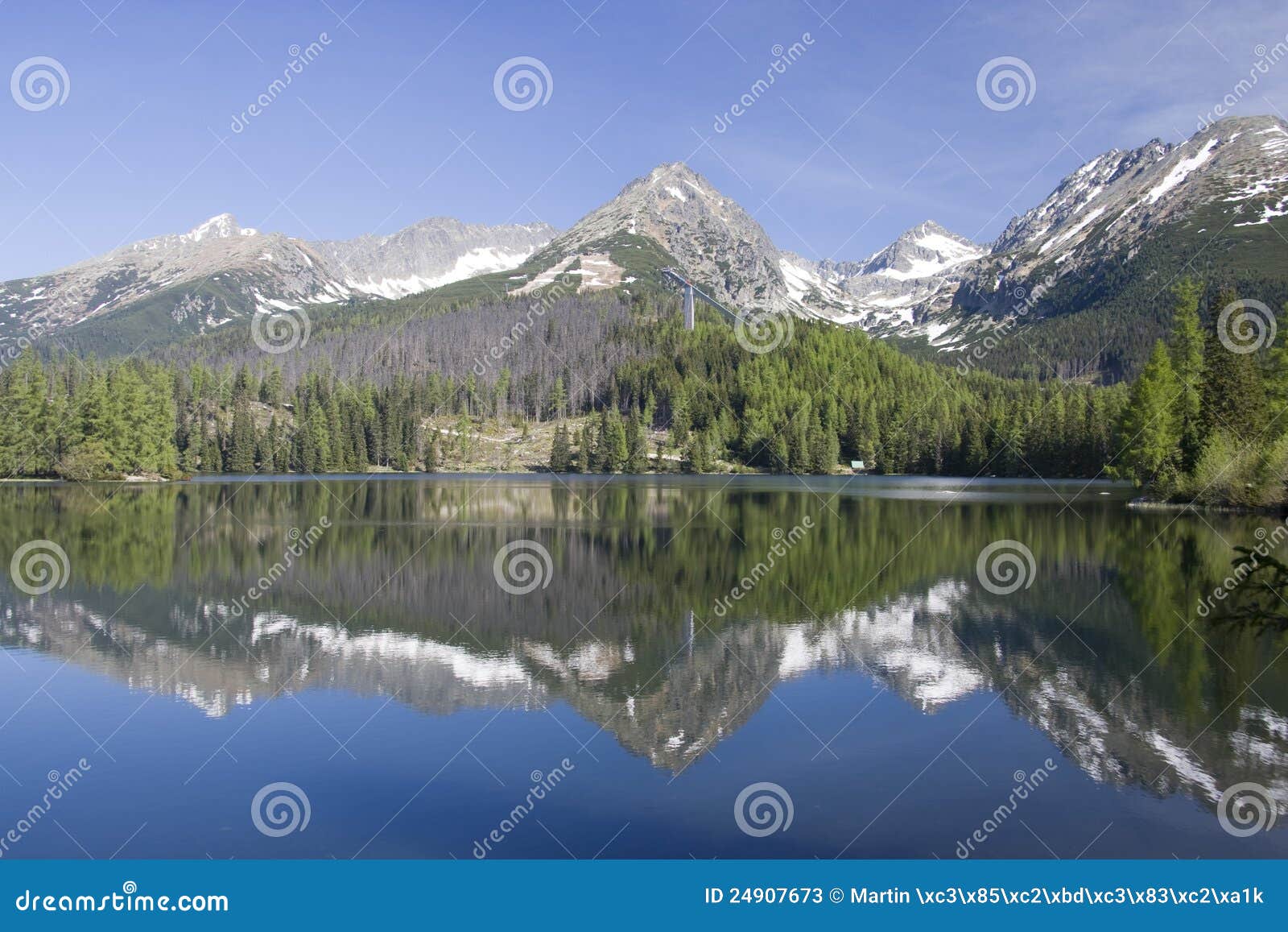 Glacial Lake in Tatra Mountains Stock Image - Image of tarn, biosphere ...