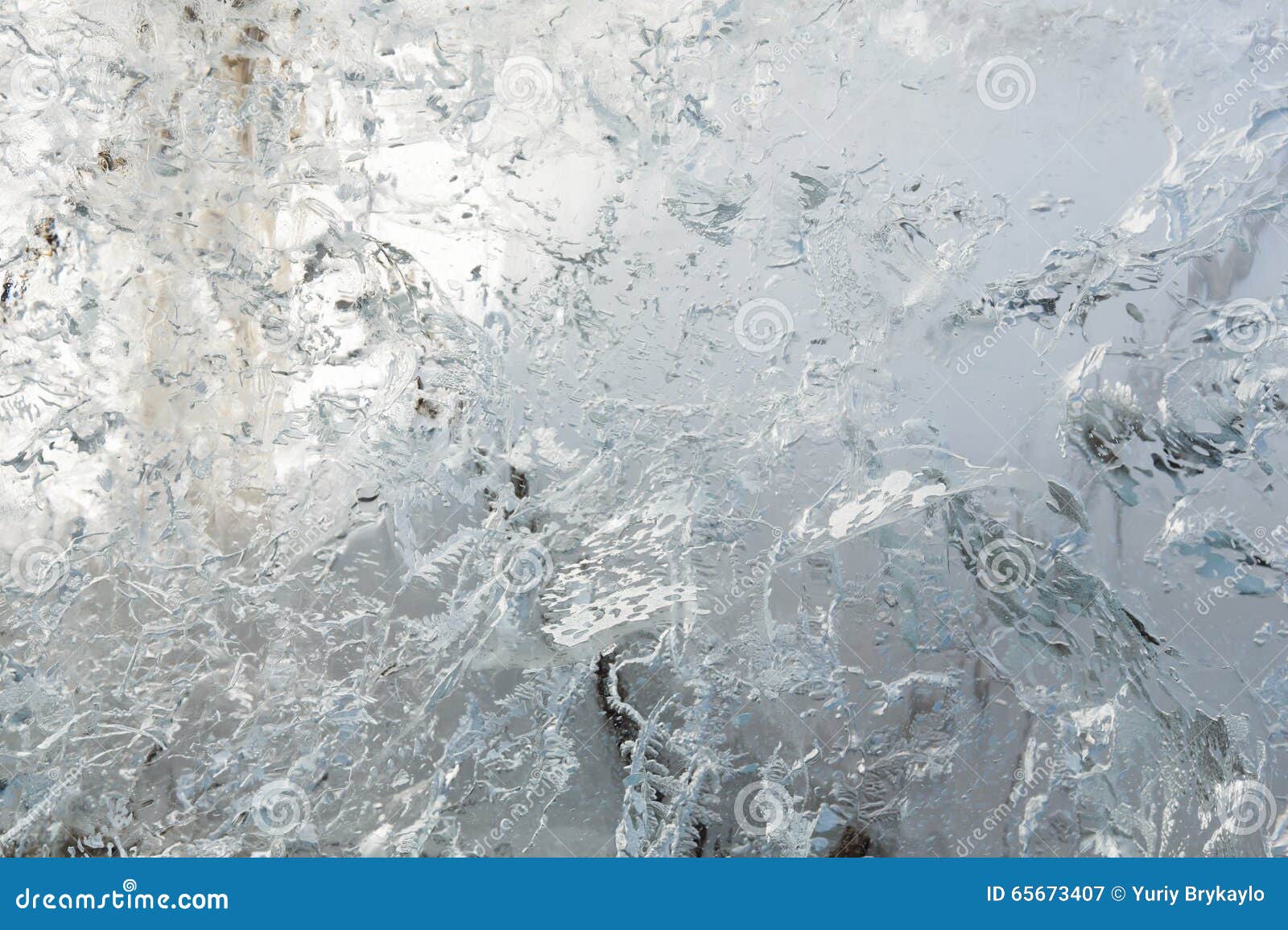 Glacial Transparent Wall of Ice with Patterns. Stock Image - Image of ...