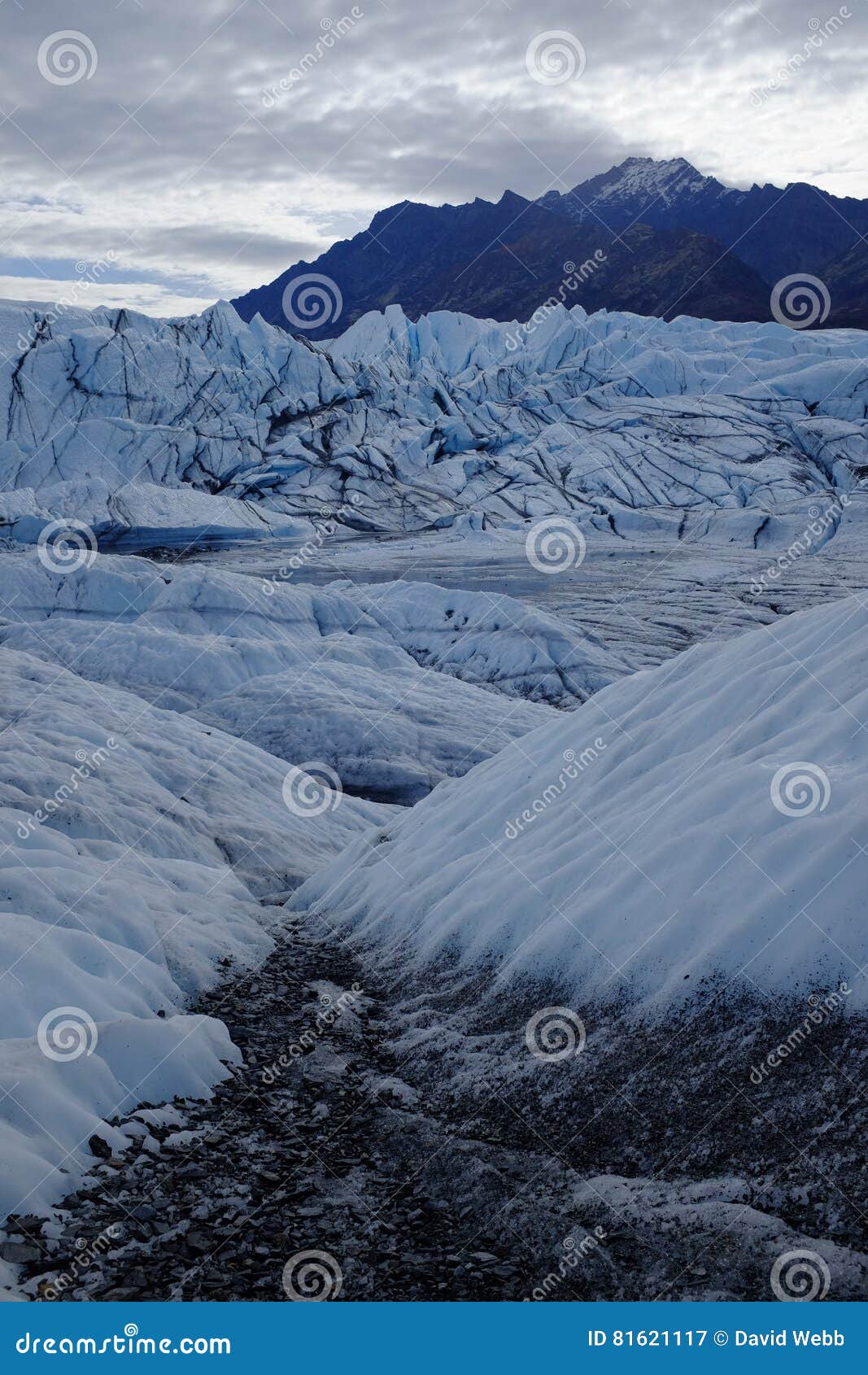 Glaciar Alaska De Matanuska Imagen de archivo - Imagen de impresionante ...