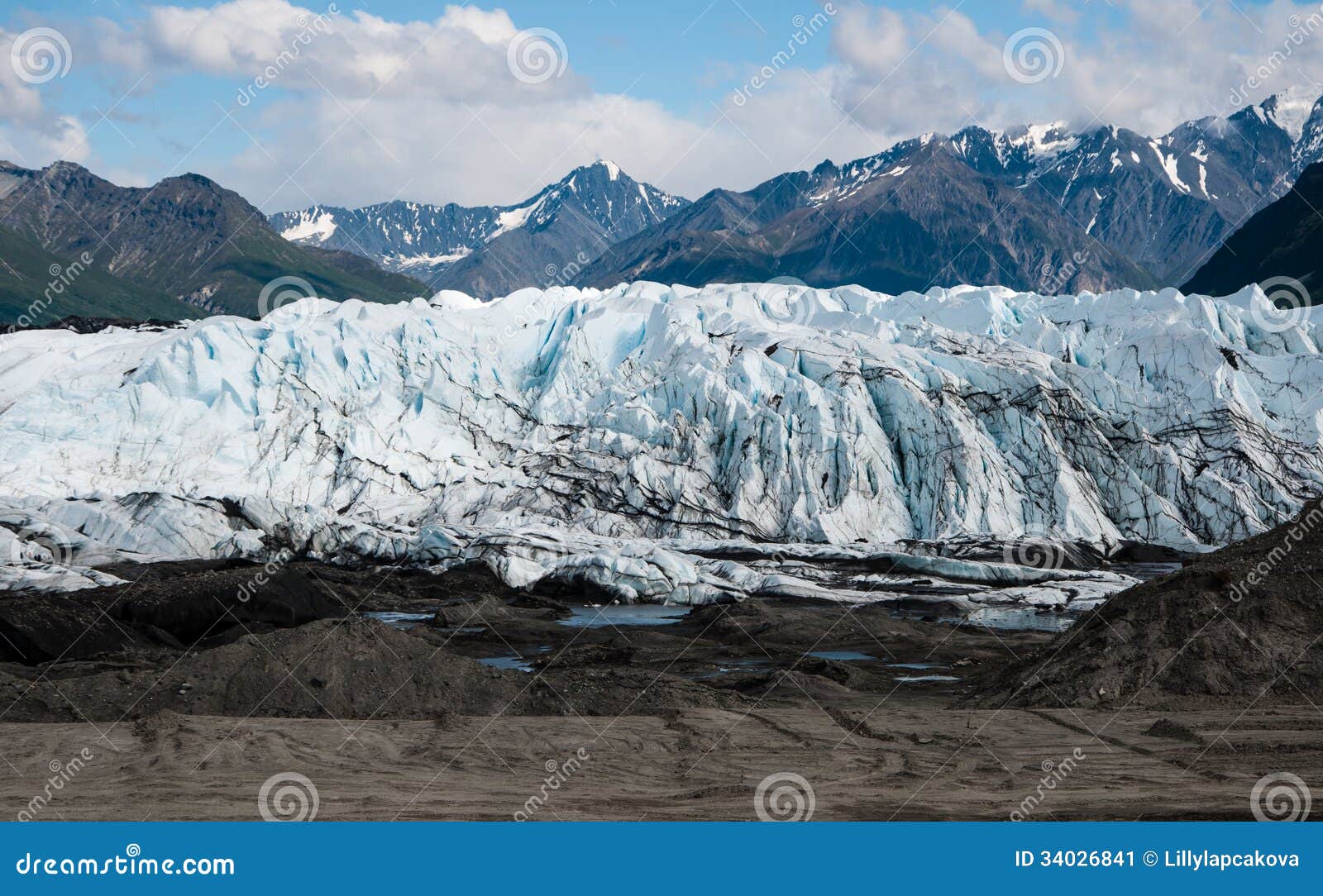 Glaciar de Matanuska imagen de archivo. Imagen de glaciar - 34026841
