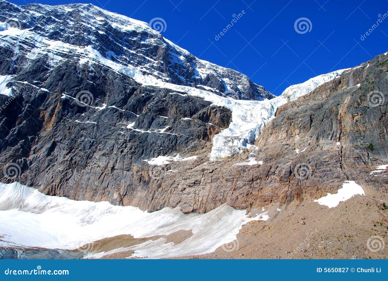 Glacier Angel stock image. Image of edith, snow, rock - 5650827