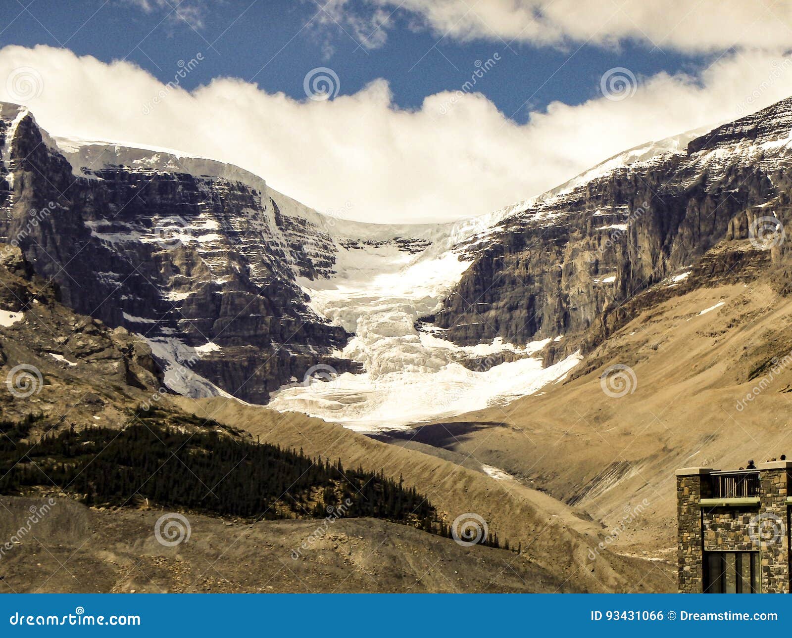 Glacier, Banff, Canada stock photo. Image of glacier - 93431066