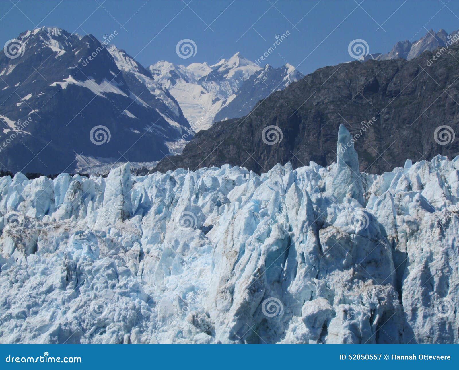 Glacier stock image. Image of blue, alaskan, glacier - 62850557