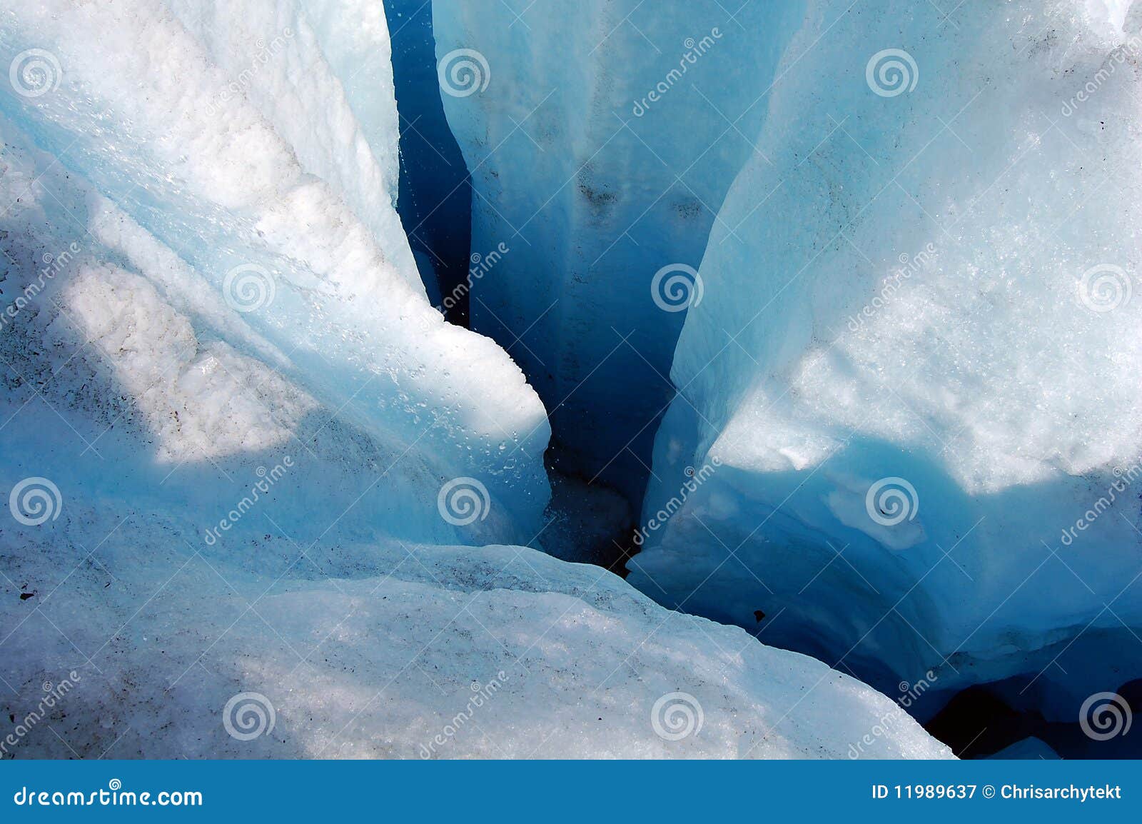 Glacier crevice stock image. Image of mighty, huge, abyss - 11989637