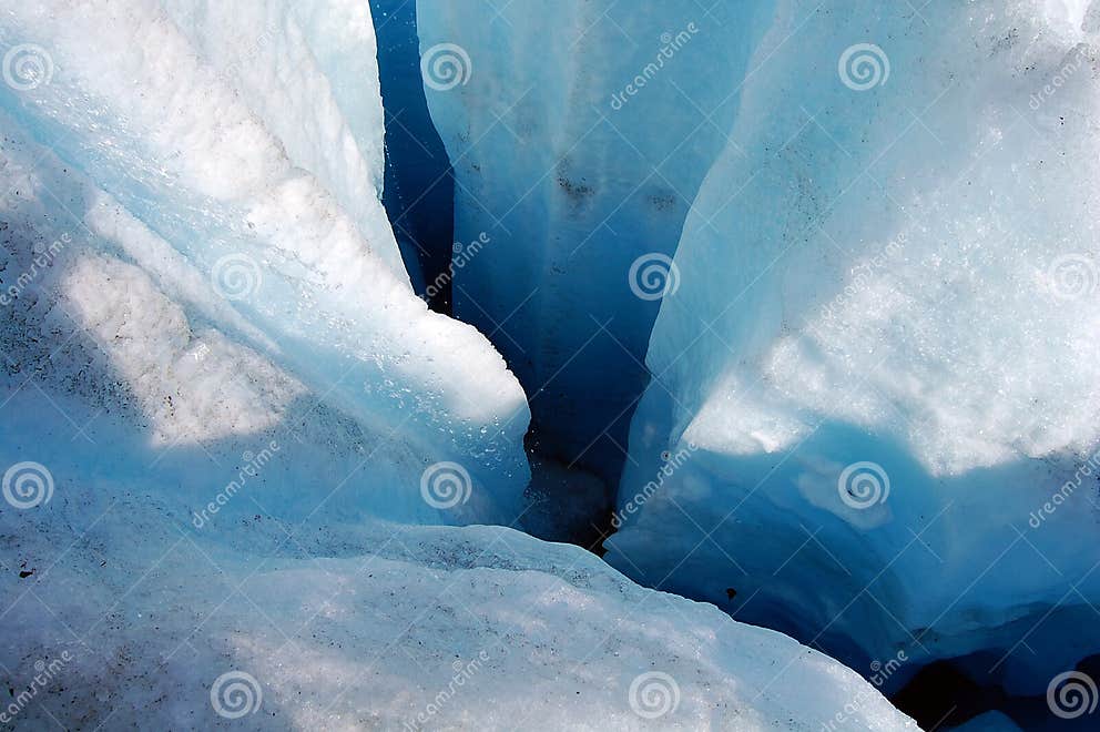 Glacier crevice stock image. Image of mighty, huge, abyss - 11989637