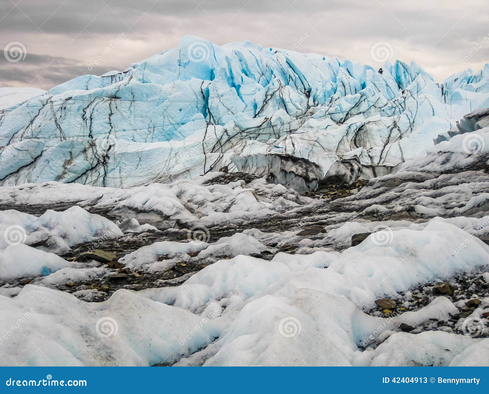 Glacier De Matanuska, Alaska Image stock - Image du glaciaire, fonte ...