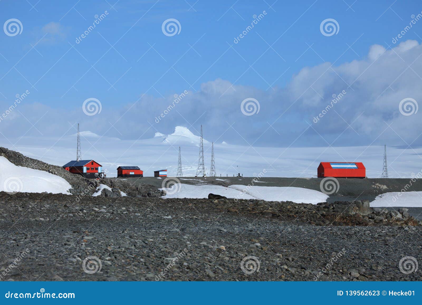 Glacier and Landscape of Antarctica Stock Image - Image of arctic ...