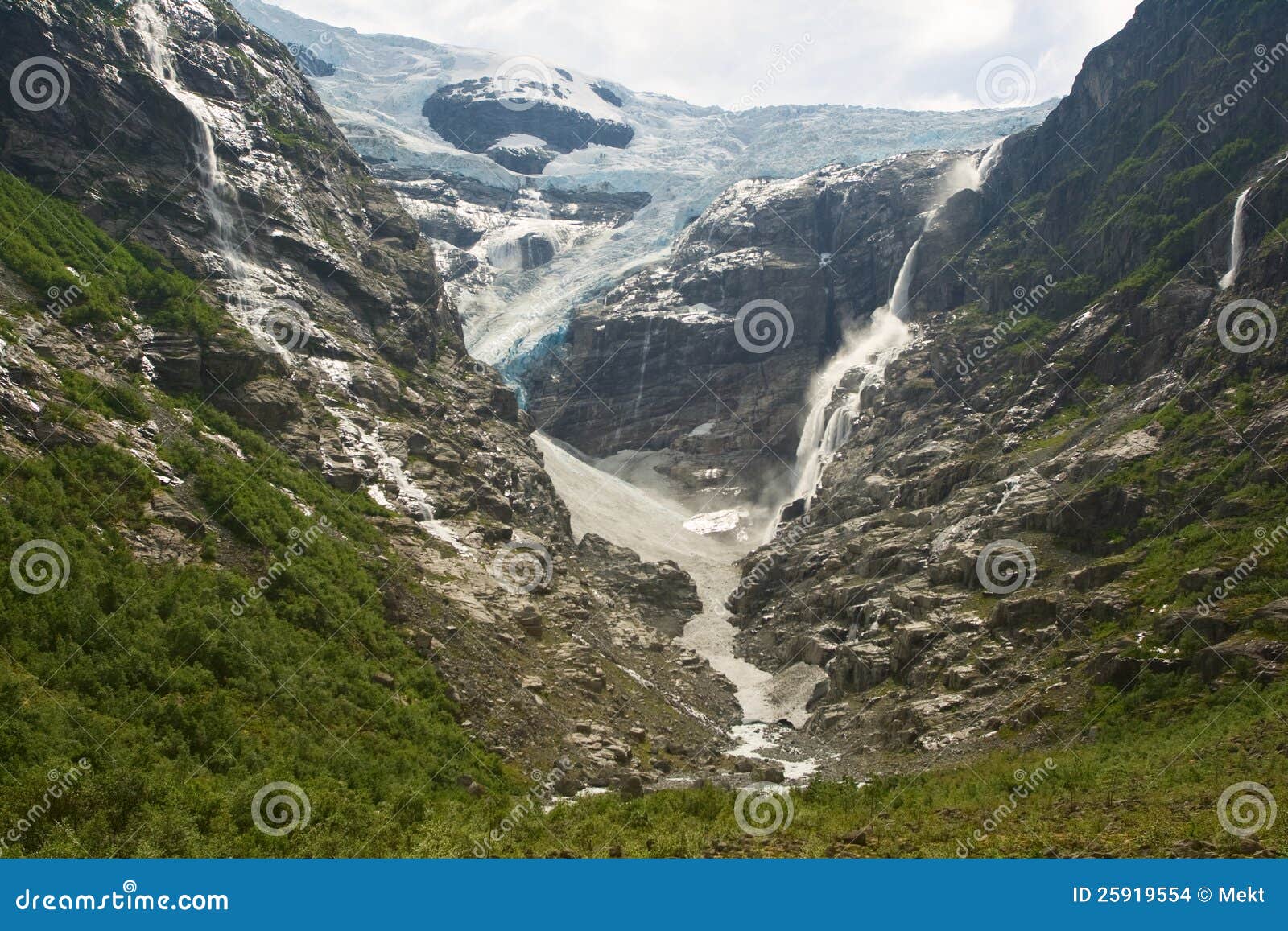 Glacier in Norway stock photo. Image of river, change - 25919554