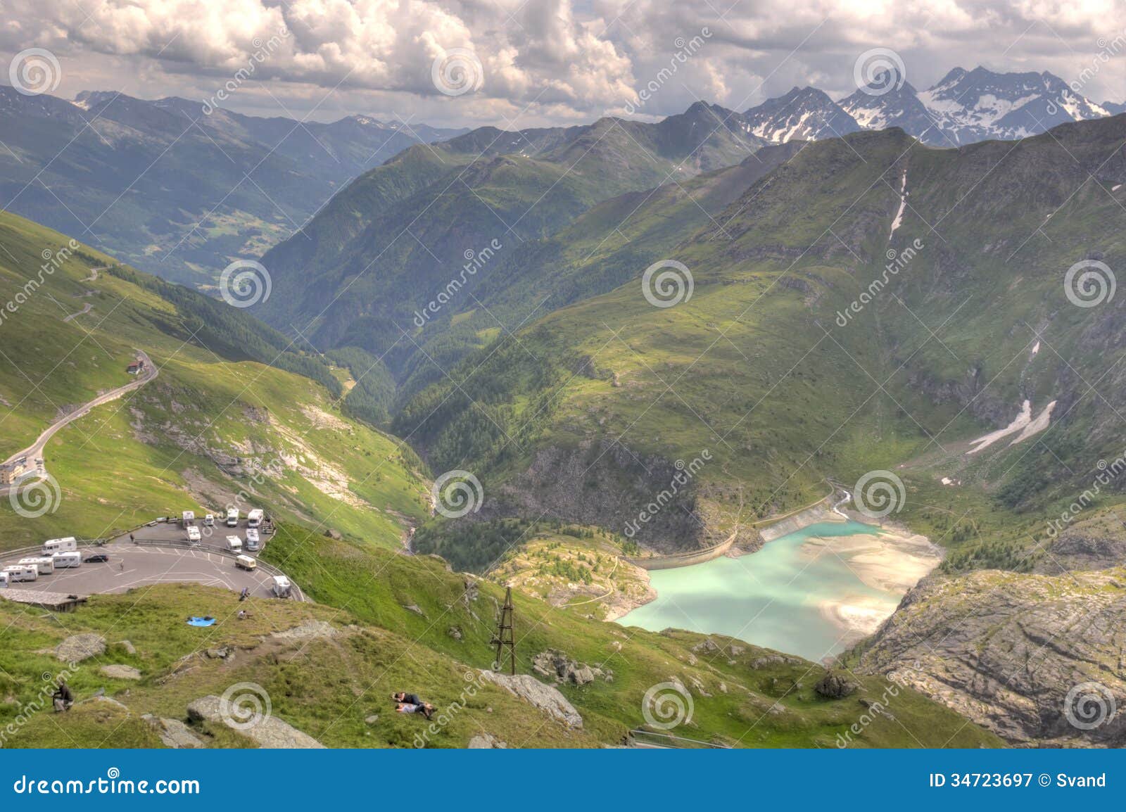 Glacier Pasterze. Alps. Austria Stock Image - Image of valley, pasterze ...