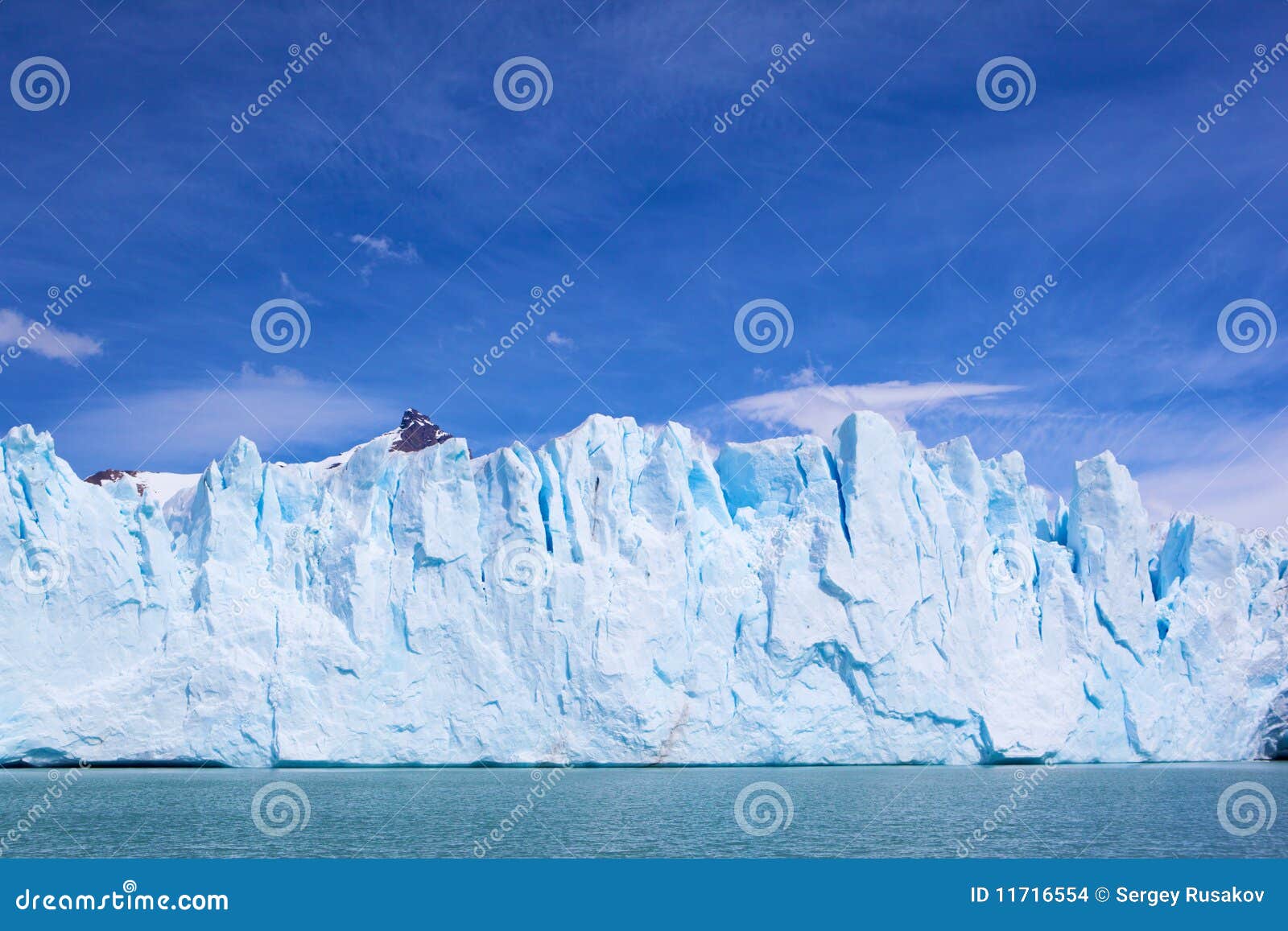 Glacier in Patagonia. stock photo. Image of frozen, arctic - 11716554