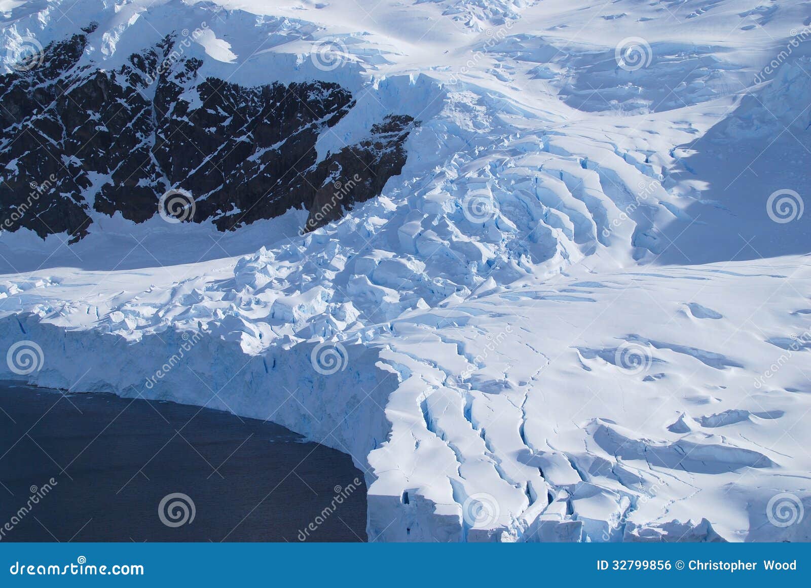 Glacier terminus stock photo. Image of freeze, landscape - 32799856