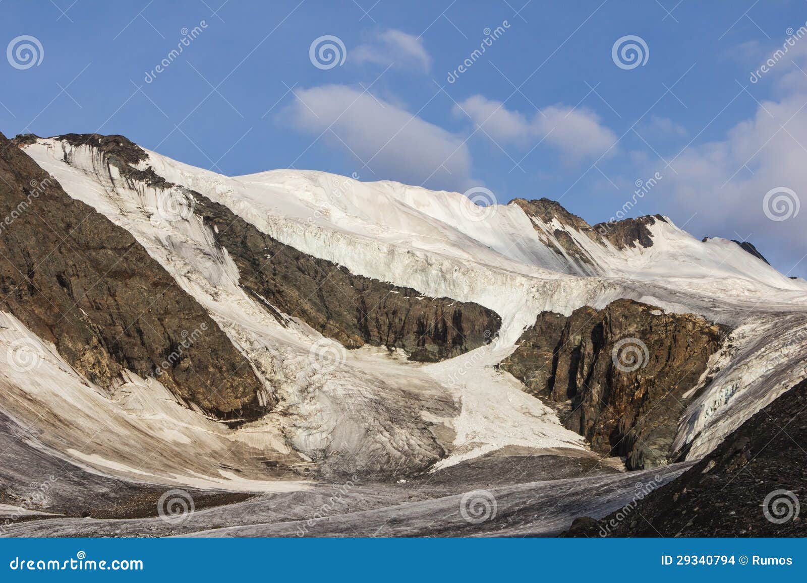 Glacier to Aktra in Altai stock photo. Image of beauty - 29340794