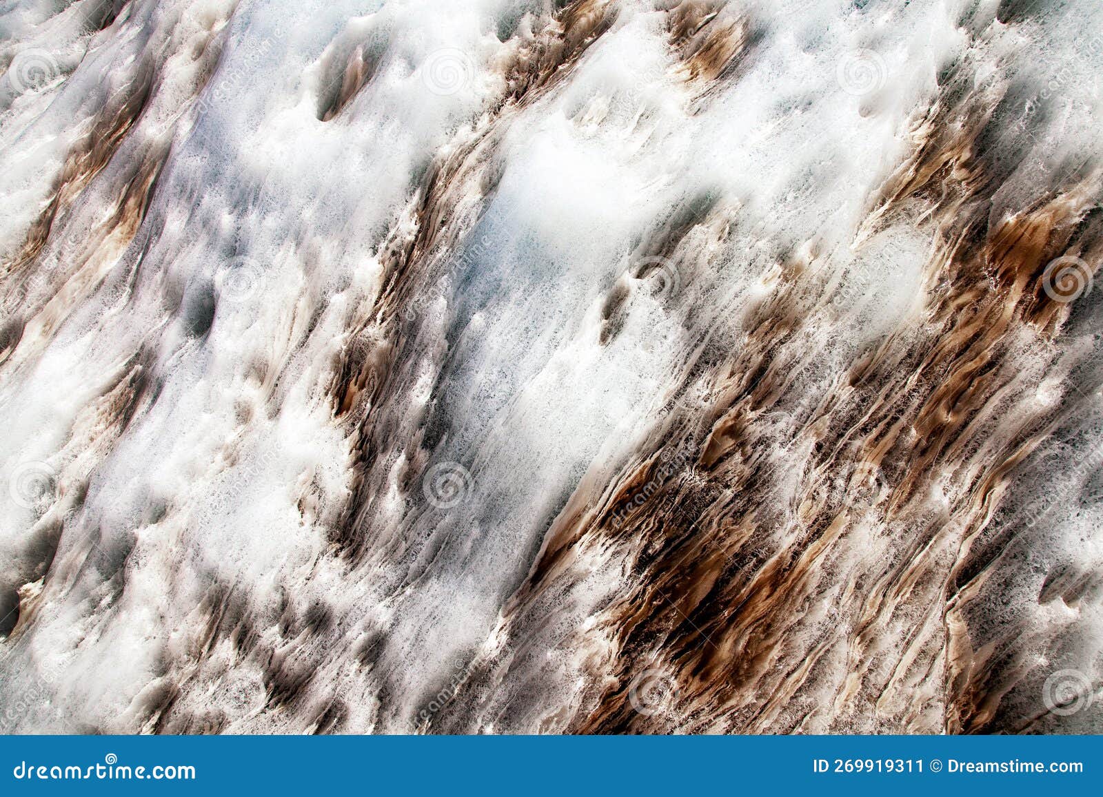 Glacier Wall with Ice Patterns Stock Image - Image of pattern ...