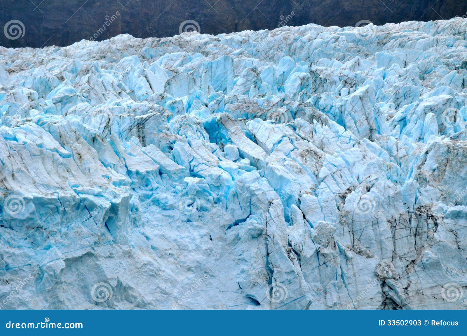 Glaciers with Blue Caps stock image. Image of national - 33502903