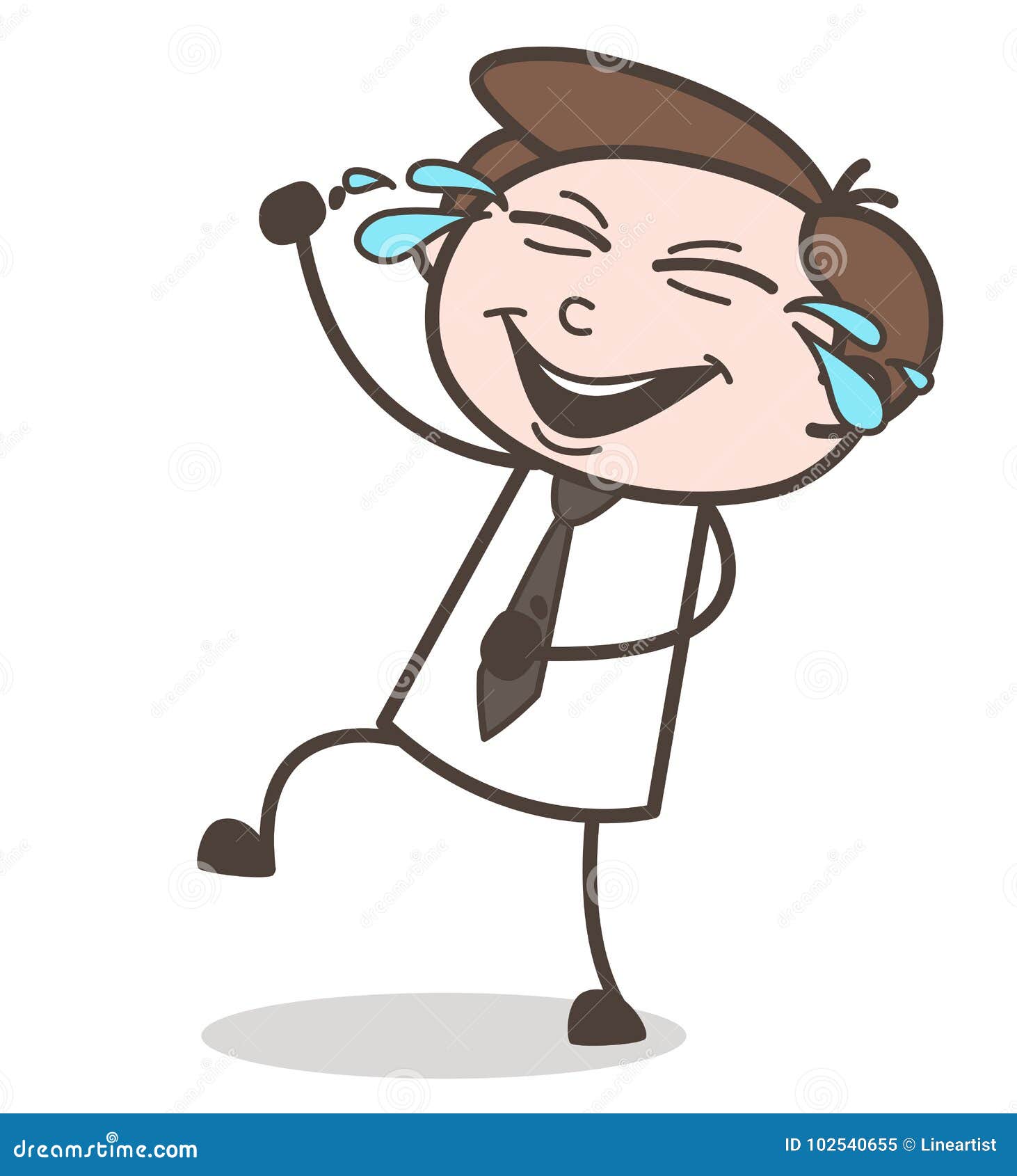 Glad Chef Laughing Face Vector Stock Illustrationer - Illustration av ...