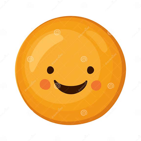 Glad face icon stock vector. Illustration of emoji, smiling - 226897860