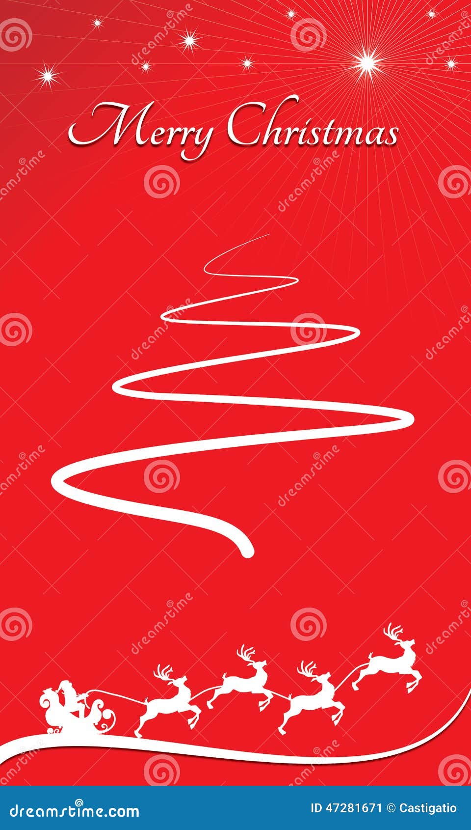 Glad Jul, Inbjudan, Vykort, Vinter Stock Illustrationer - Illustration ...