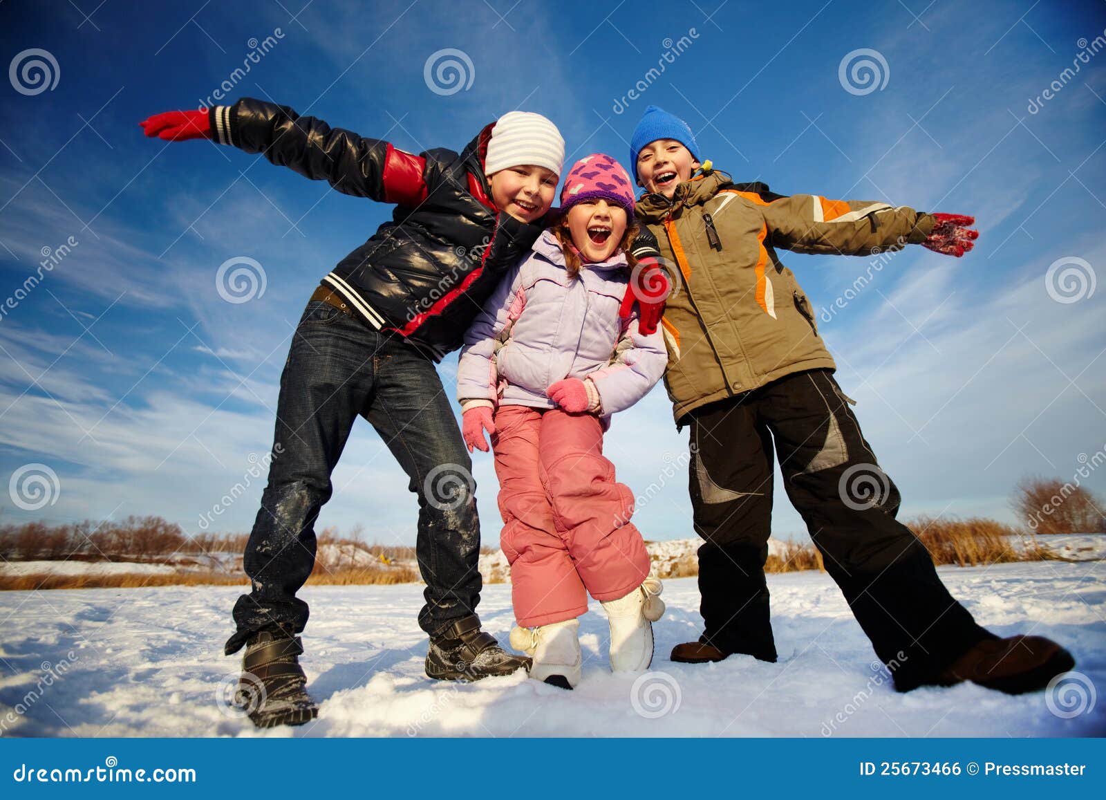 Glad kids stock photo. Image of friendship, nature, natural - 25673466