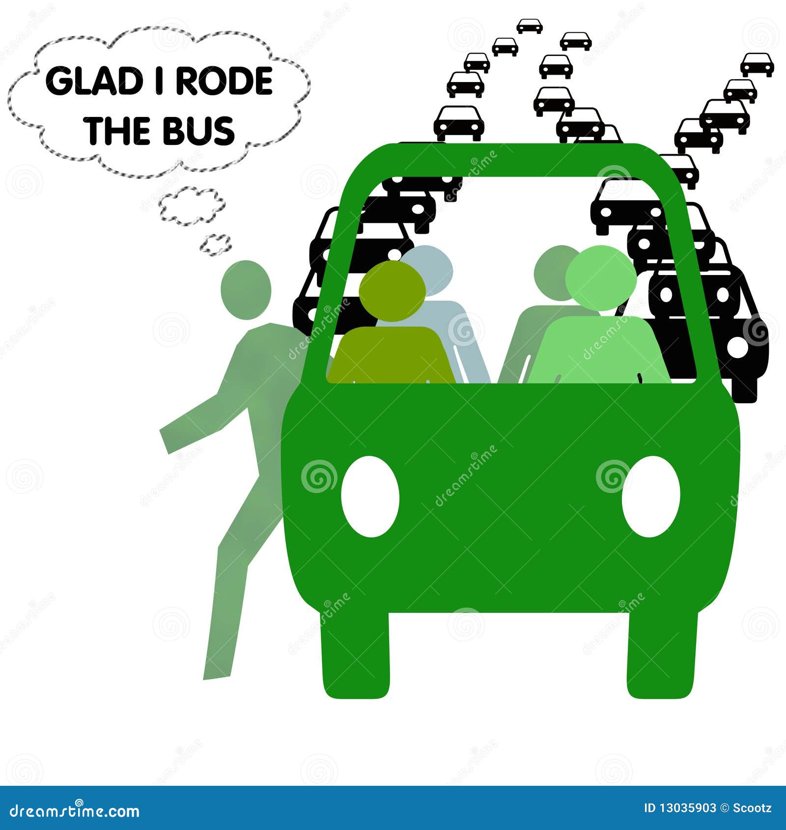 Glad to ride the bus stock illustration. Illustration of school - 13035903