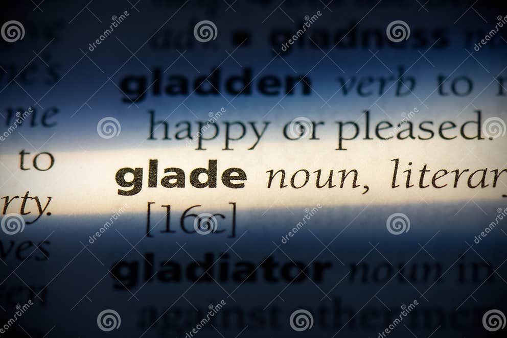 Glade stock photo. Image of info, highlighted, closeup - 161576430