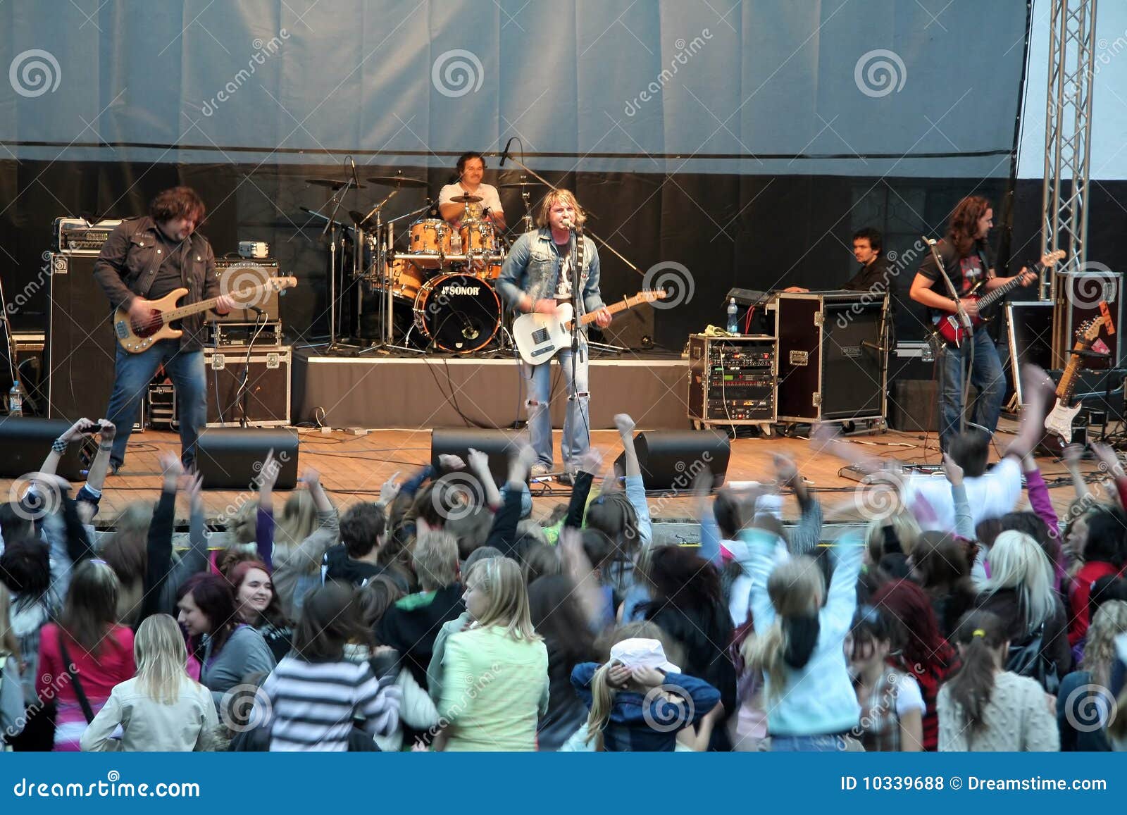 Gladiator band editorial stock photo. Image of guitar - 10339688