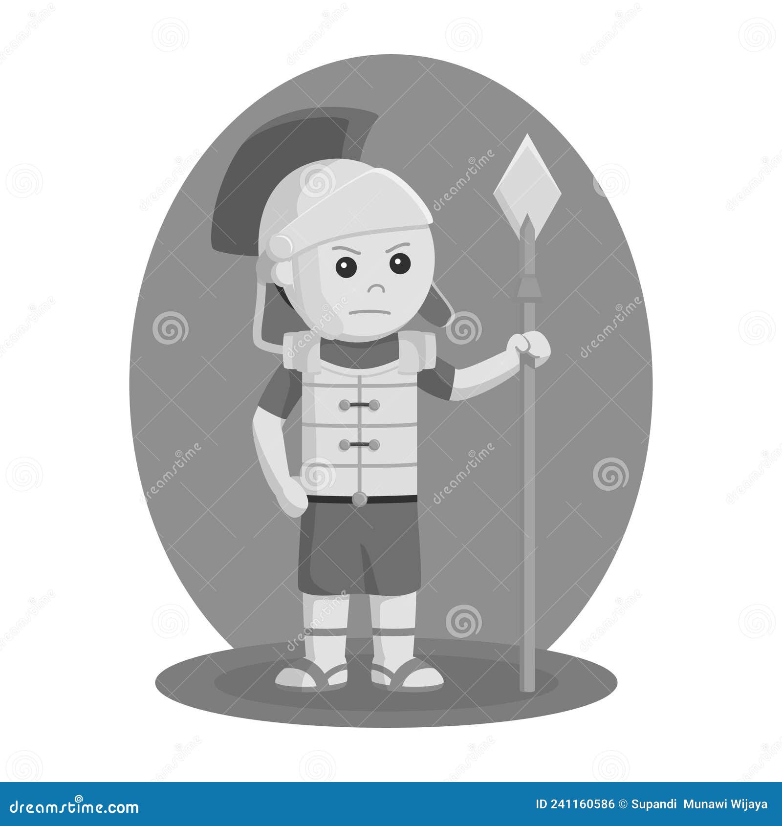 Gladiator Character Vector Illustration | CartoonDealer.com #83175184