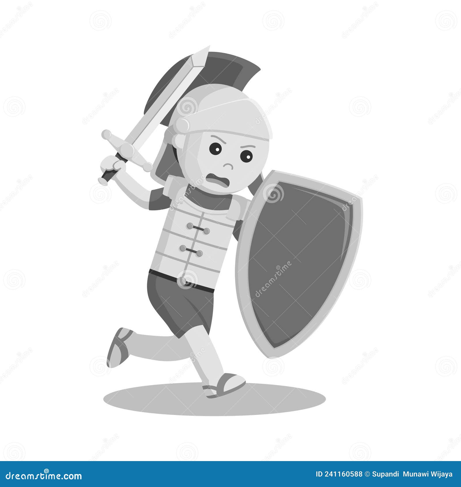 Gladiator Character Vector Illustration | CartoonDealer.com #83175184