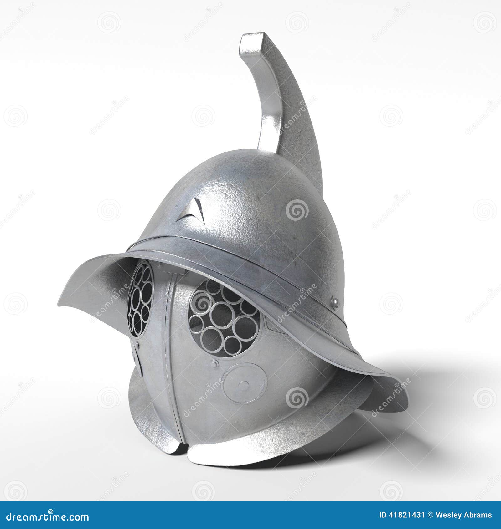 Gladiator Helmet, Medieval Armor Silhouette Cartoon Vector ...