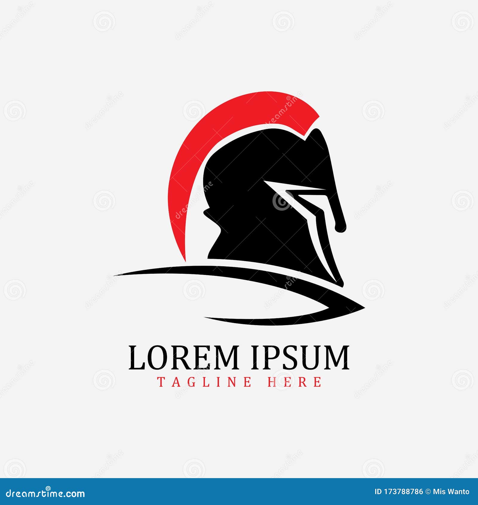 Gladiator Mask , Spartan Helmet Logo Template Vector Icon Design Stock ...