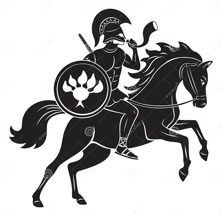 Gladiator stock vector. Illustration of mythology, pike - 40765144