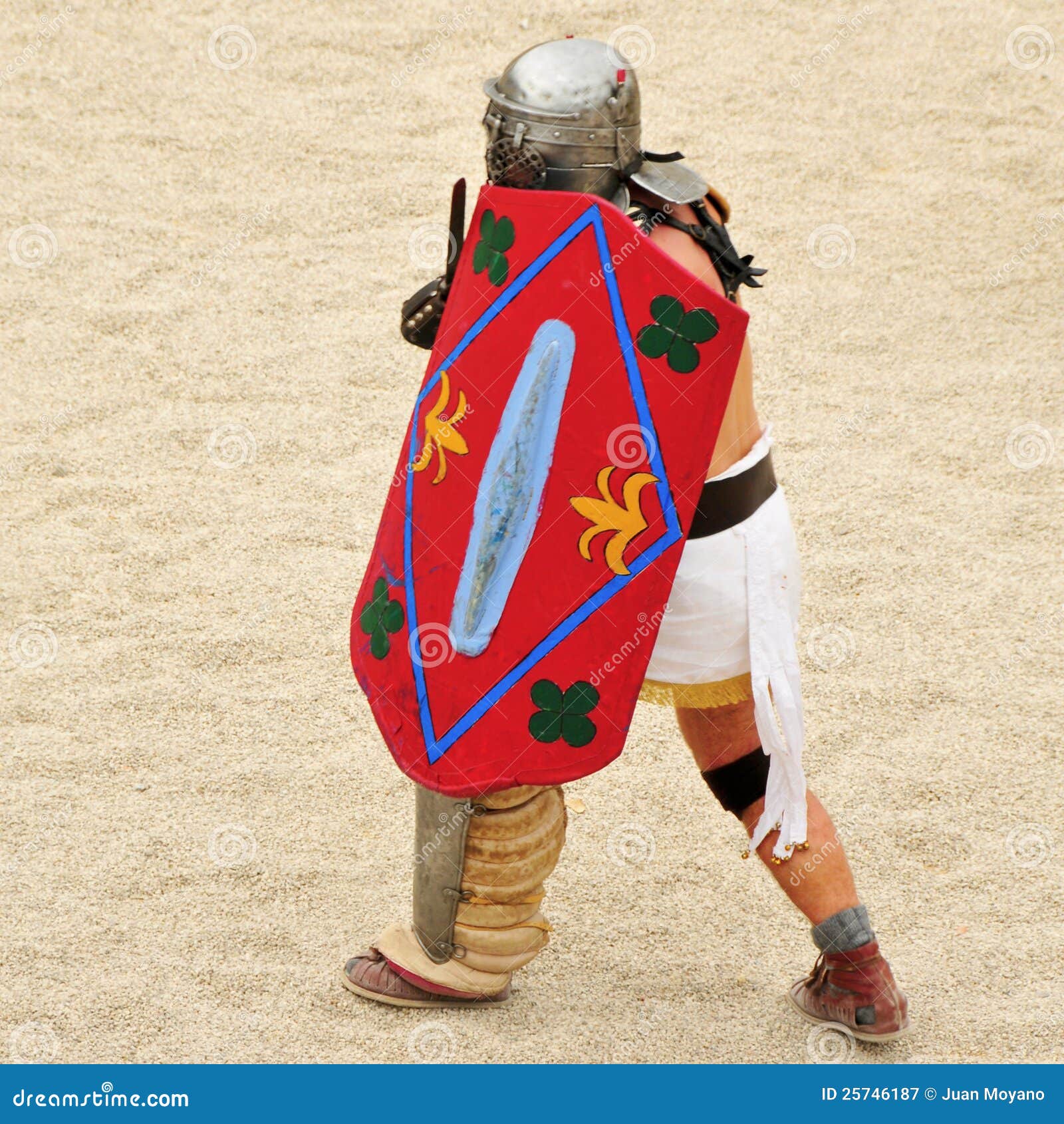 Gladiator On The Amphitheater Of Tarragona Spain Editorial Image ...