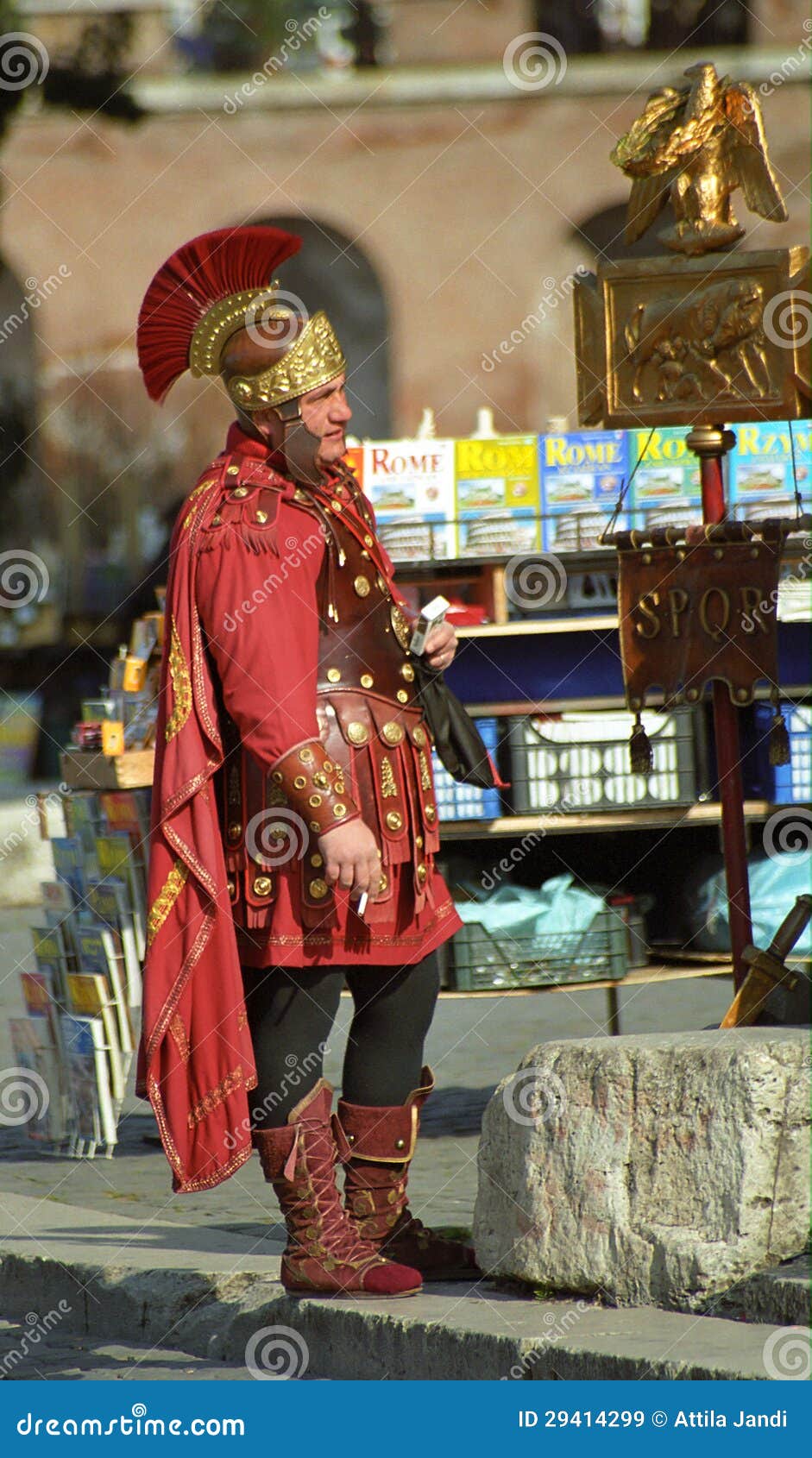 Gladiator, Rome, Italy editorial stock image. Image of colonial - 29414299