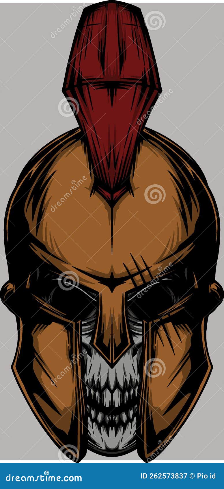 Gladiator Skull Vector Illustration DOWNLOAD 1 Stock Vector ...