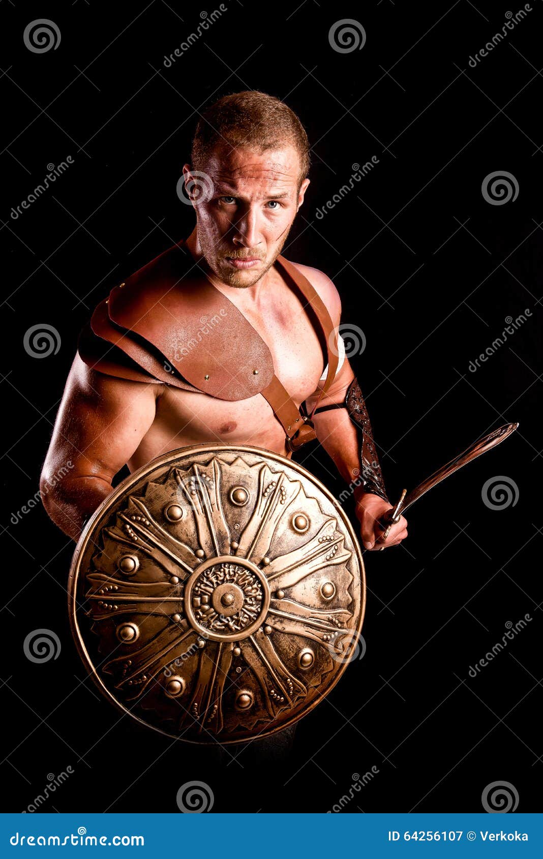 Gladiator stock image. Image of masculine, gladiator - 64256107