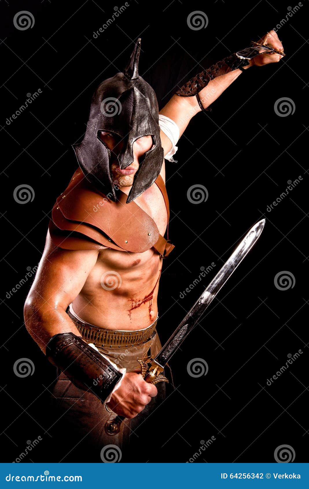 Gladiator stock photo. Image of helmet, history, historical - 64256342