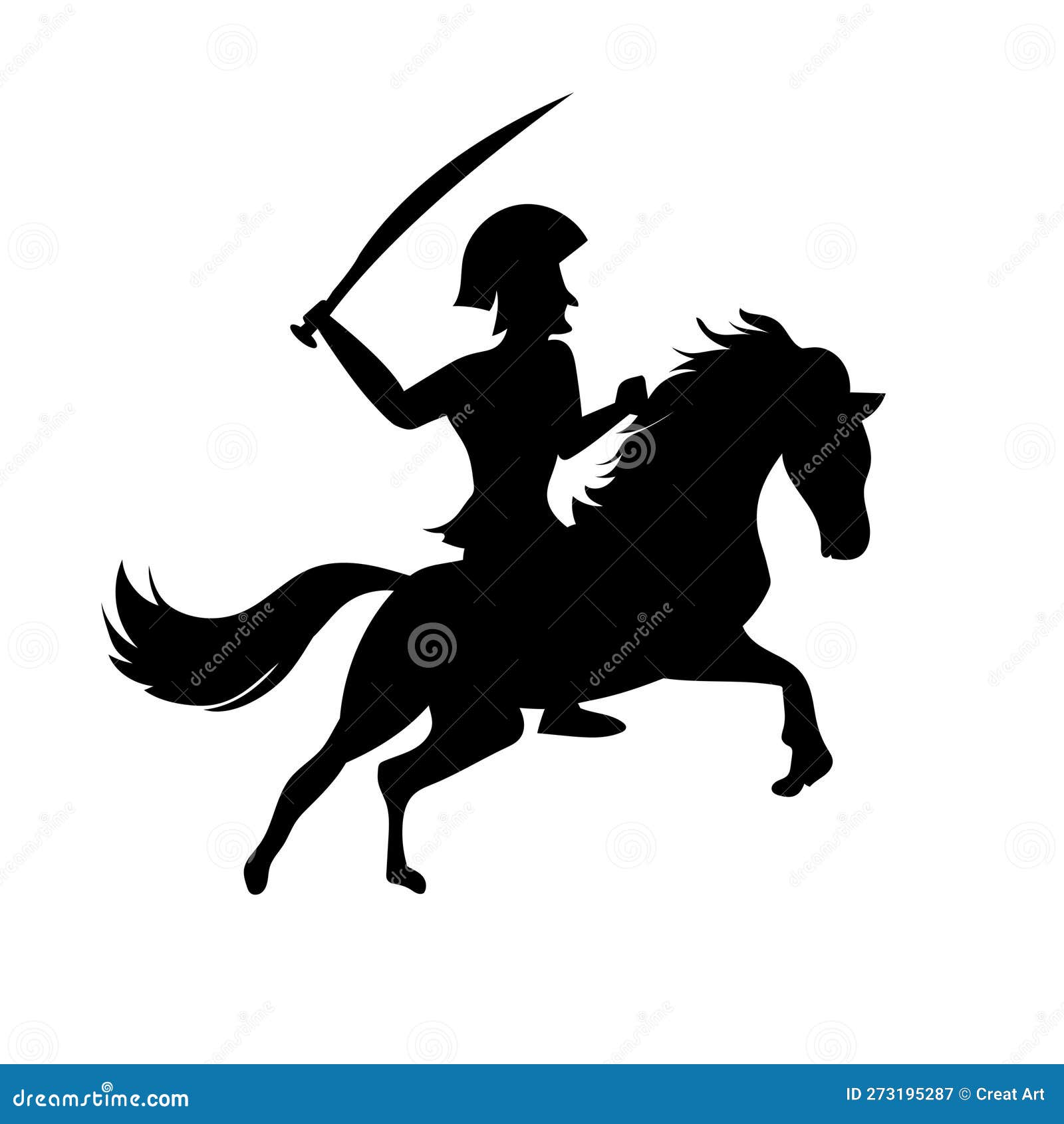 Gladiator Vector Silhouette Stock Vector - Illustration of figter ...
