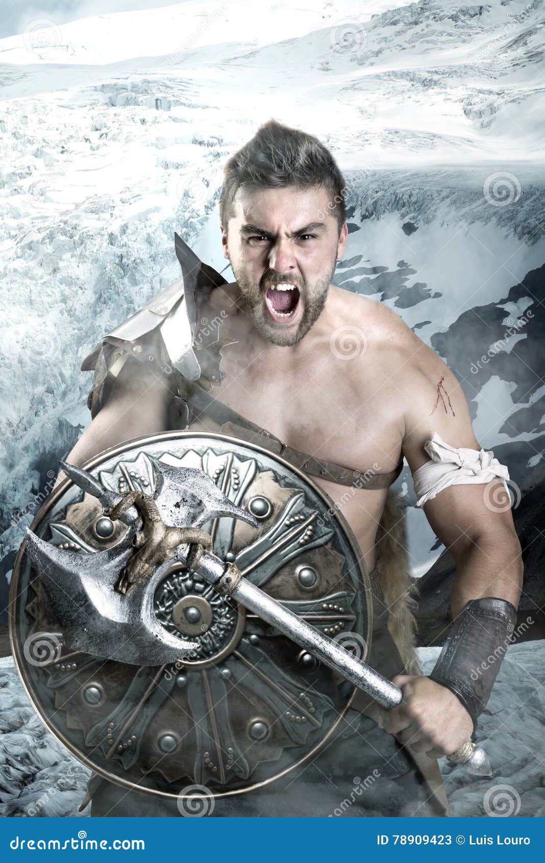 Gladiator/Warrior stock image. Image of fight, legend - 78909423