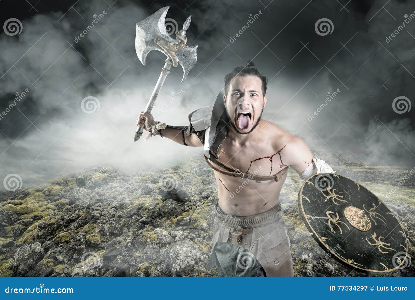 Gladiator/Warrior stock image. Image of legend, armor - 77534297