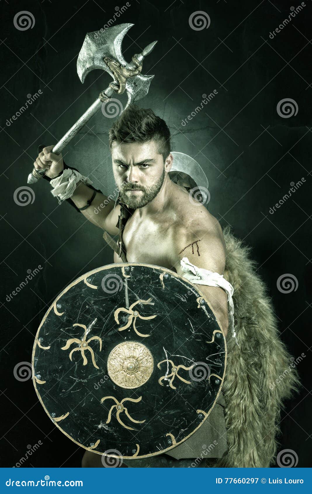 Gladiator/Warrior stock image. Image of protector, male - 77660297